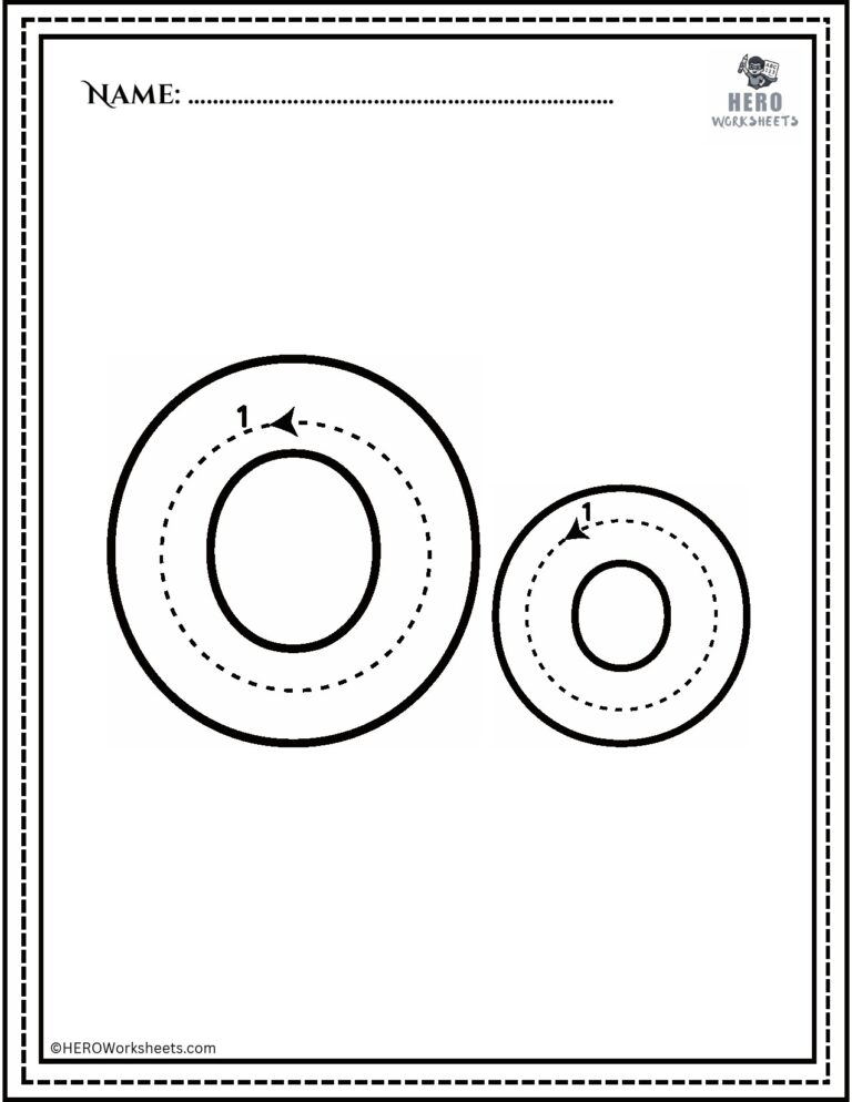 Free Traceable Alphabet Letters Worksheets Printable A to Z