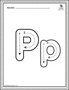 Free Traceable Alphabet Letters Worksheets Printable A to Z