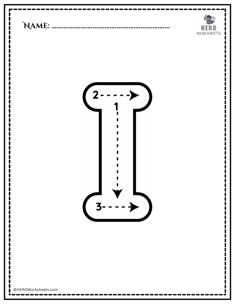 ABC Uppercase Alphabet Tracing Worksheets for Kindergartens