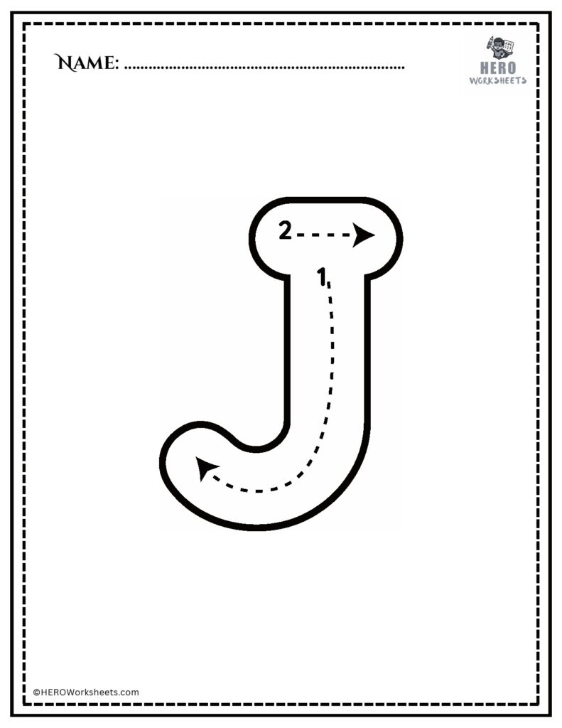 ABC Uppercase Alphabet Tracing Worksheets for Kindergartens