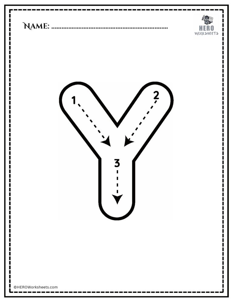 ABC Uppercase Alphabet Tracing Worksheets for Kindergartens