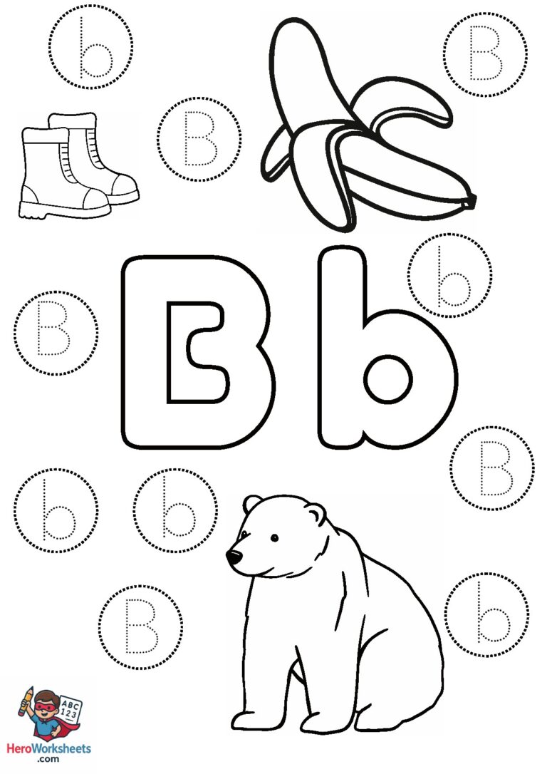Preschool Alphabet Letters Worksheets PDF Free Download