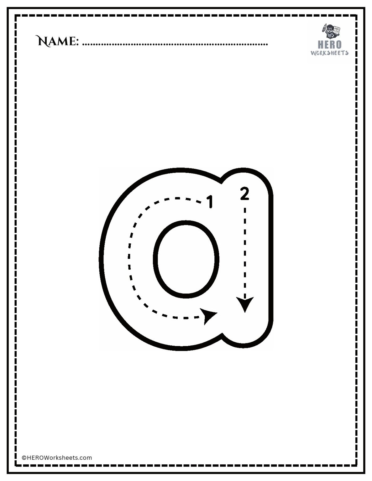 Lowercase Alphabet Tracing Worksheets Bundle | a to z printables