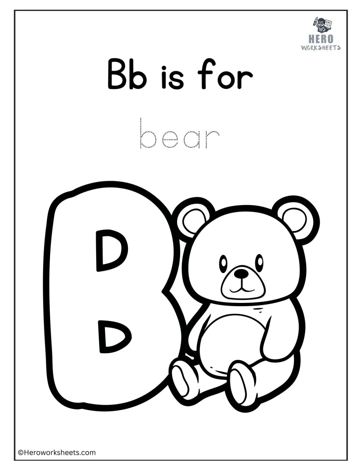 Free Download Alphabet Coloring Printable Worksheets in PDF