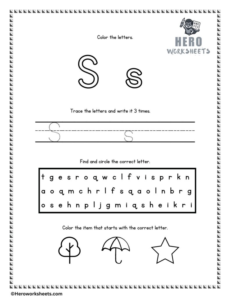 Alphabet Tracing and Coloring Worksheets PDF Download
